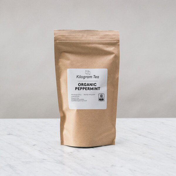 250 Gram Organic Peppermint Bag